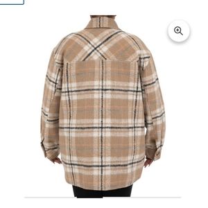 Cyn & Luca | Tops | Nwt Cynluca Plus Size Oversize Plaid Jacket | Poshmark